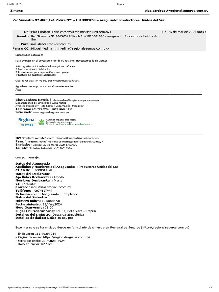 Denuncia Web | PDF | Internet | ciberespacio