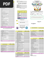 Eccd Checklist Card Template | PDF | Child Development | Behavioural ...