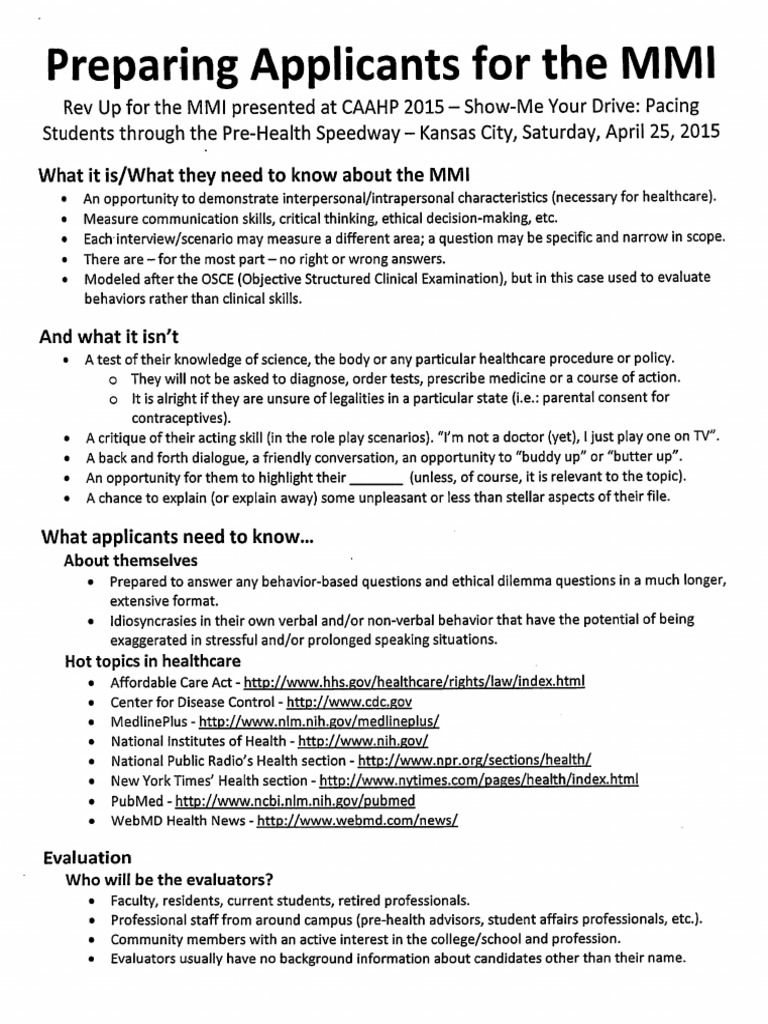 Preparing_Applicants_for_the_MMI | PDF