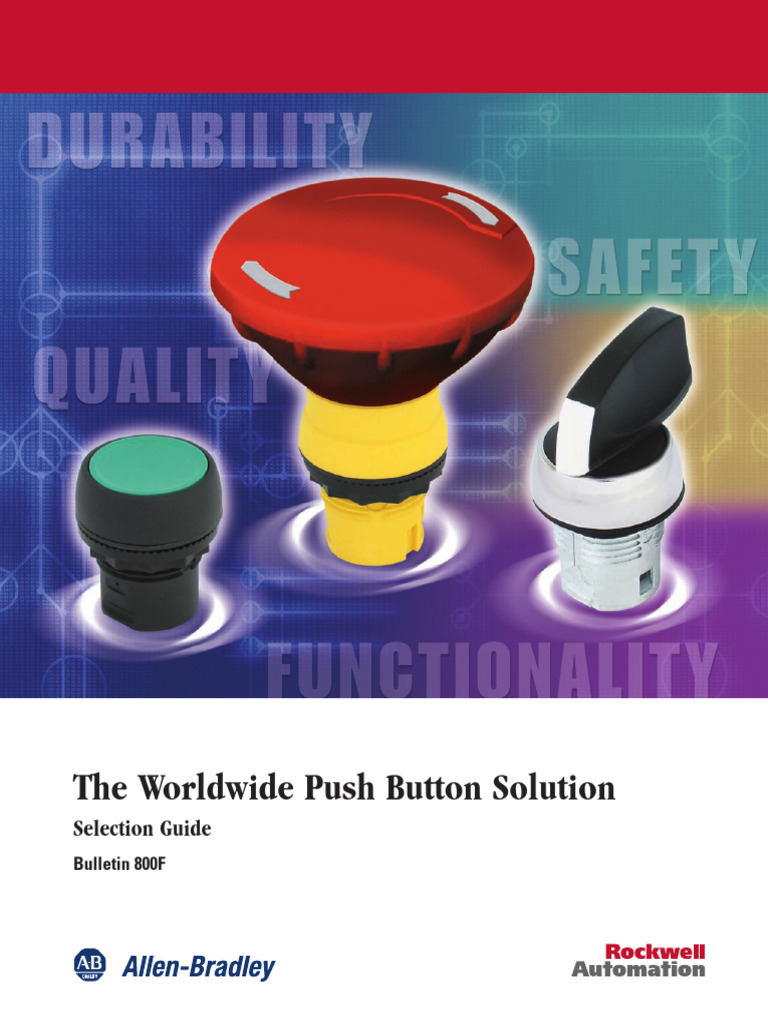 0900766b80b42f28 AB Push Botton 22 | PDF | Alternating Current | Switch