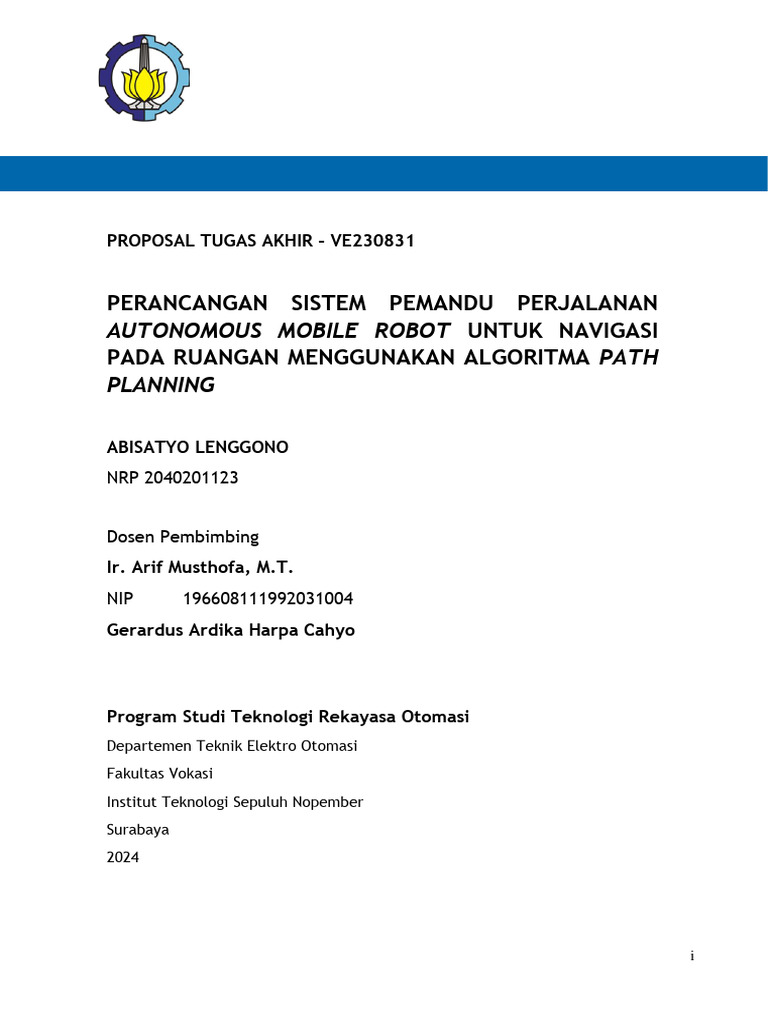 Abisatyo Lenggono - 2040201123 - Proposal Tugas Akhir | PDF | Komputer