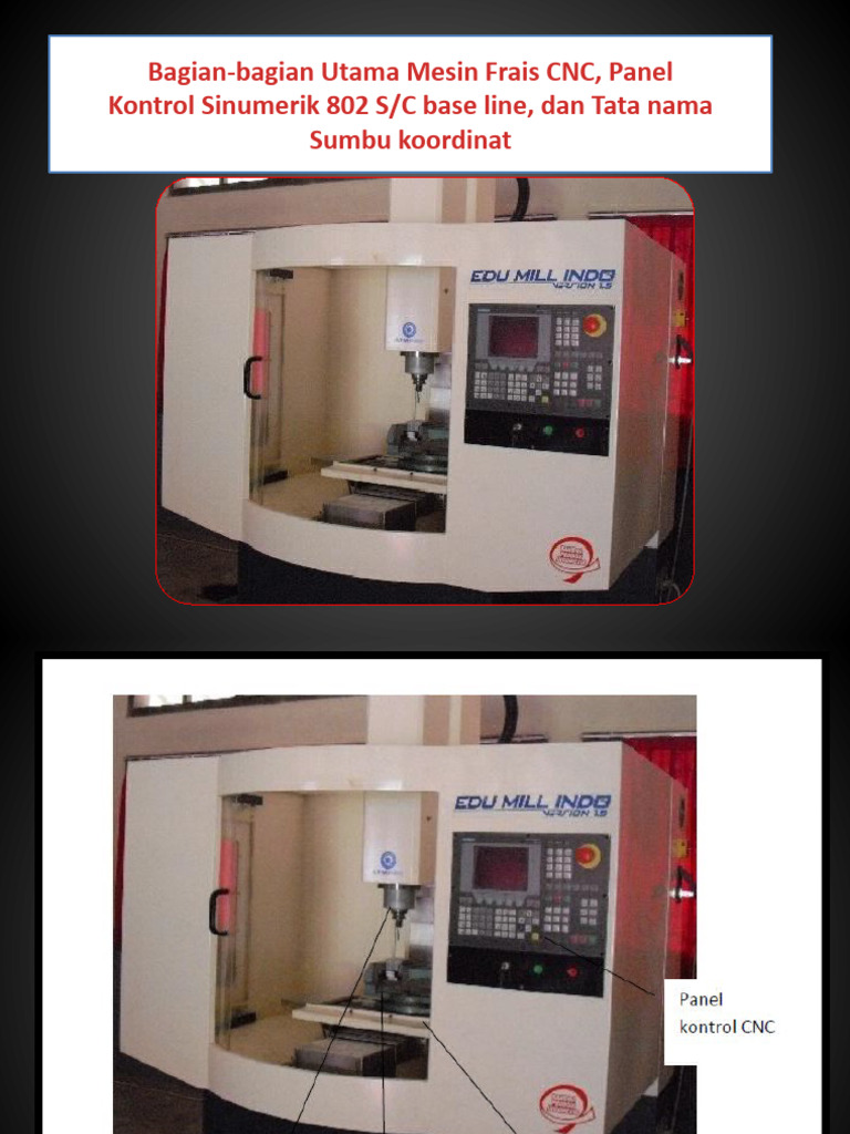Bahan Ajar CNC PPT Mesin Frais | PDF