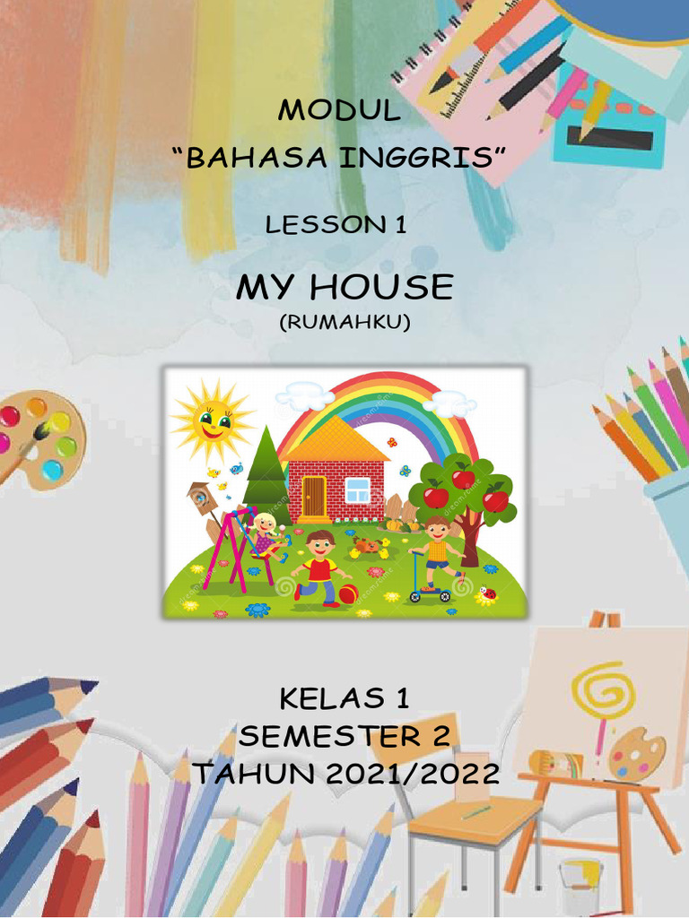 Modul Kelas 1 Lesson 1 Kelas 1 | PDF | Language Arts & Discipline | Foreign Language Studies