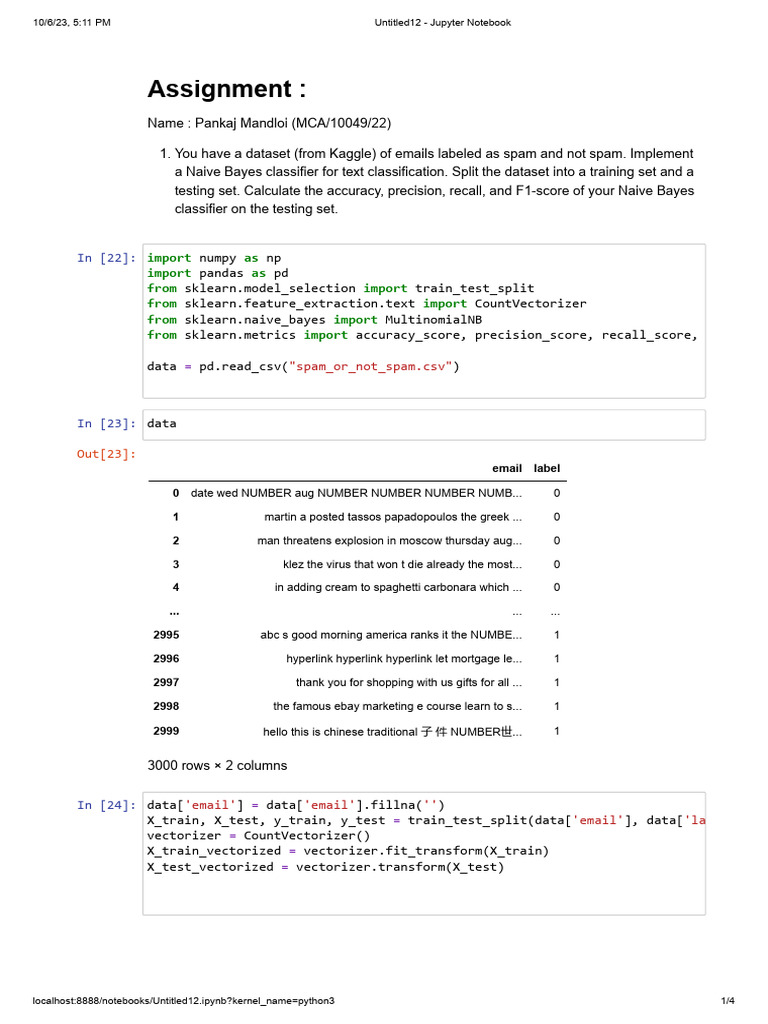ML Lab6 | PDF | Support Vector Machine | Statistical Classification