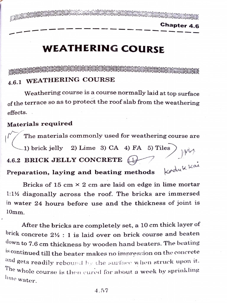Weathering Course 15 Sep 2021 | PDF | Concrete | Window