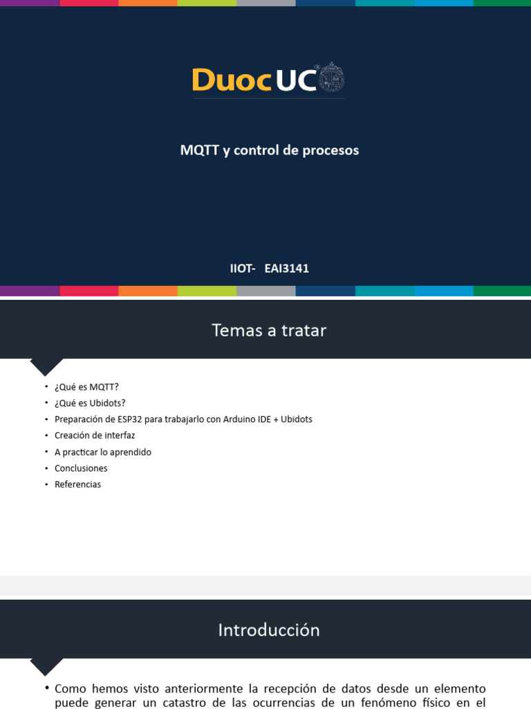 1.3.1 MQTT y Control de Procesos | PDF | Internet de las Cosas | Tecnologías de la información