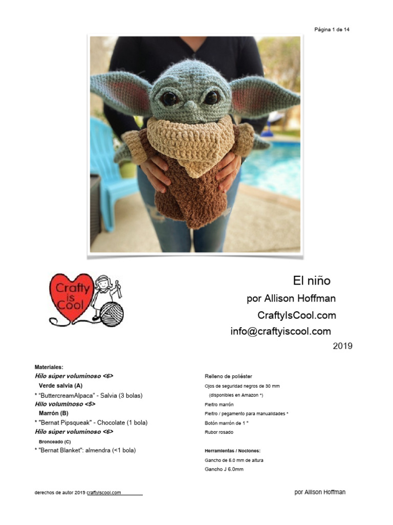 1 Baby Yoda (Star-Wars) - CraftyIs Cooool | PDF