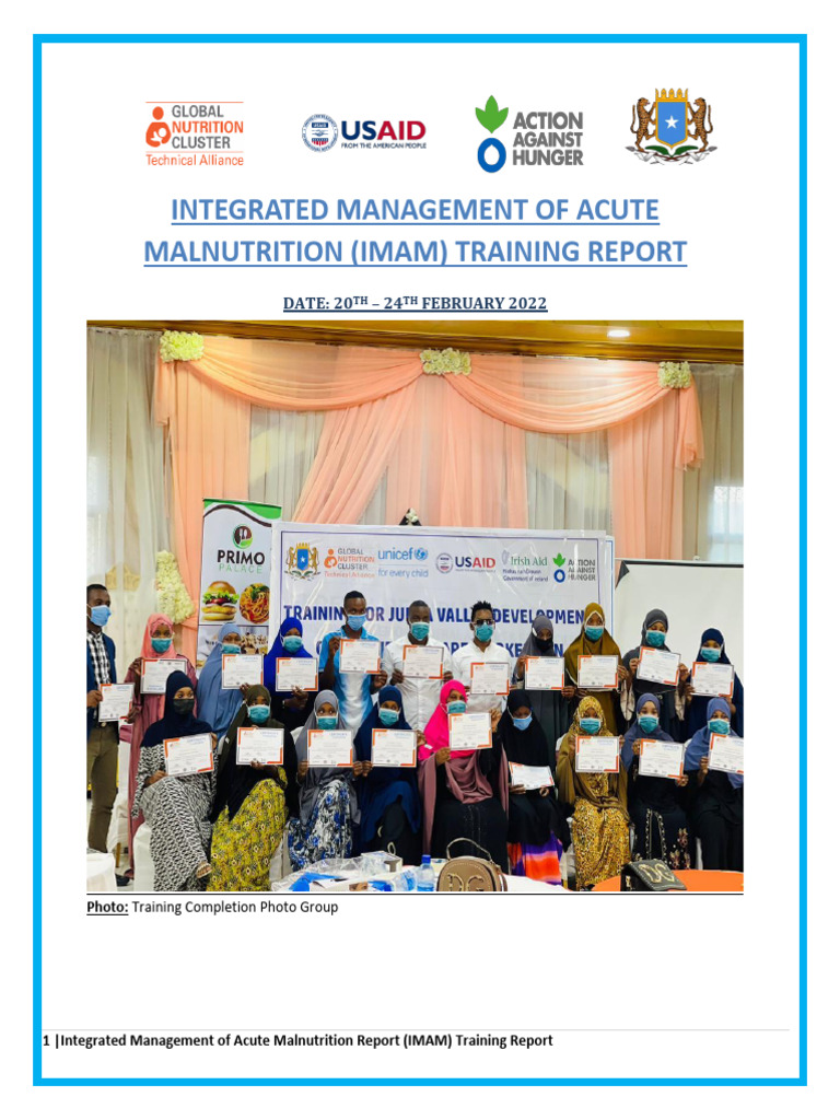 IMAM Training Report Summary | PDF | Malnutrition