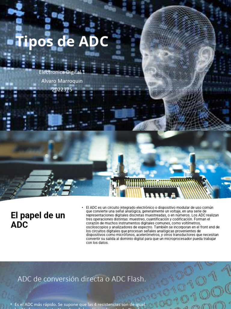 Tipos de ADC | PDF | Conversor analógico a digital | Señal analoga