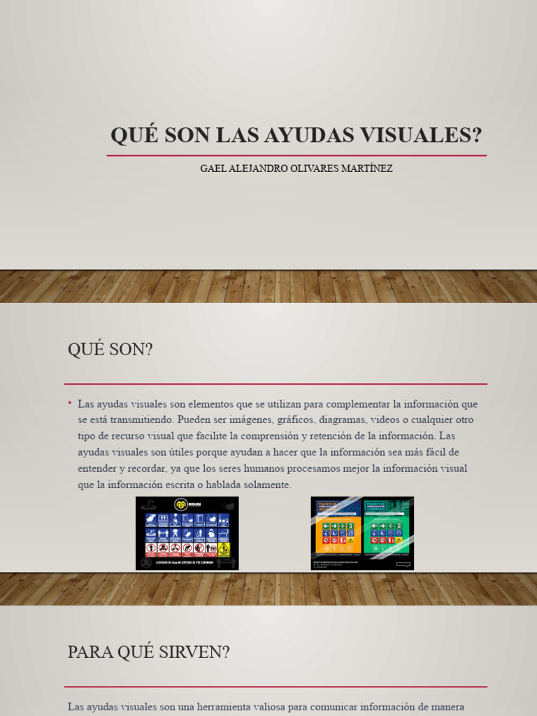 Qué son las ayudas visuales | PDF
