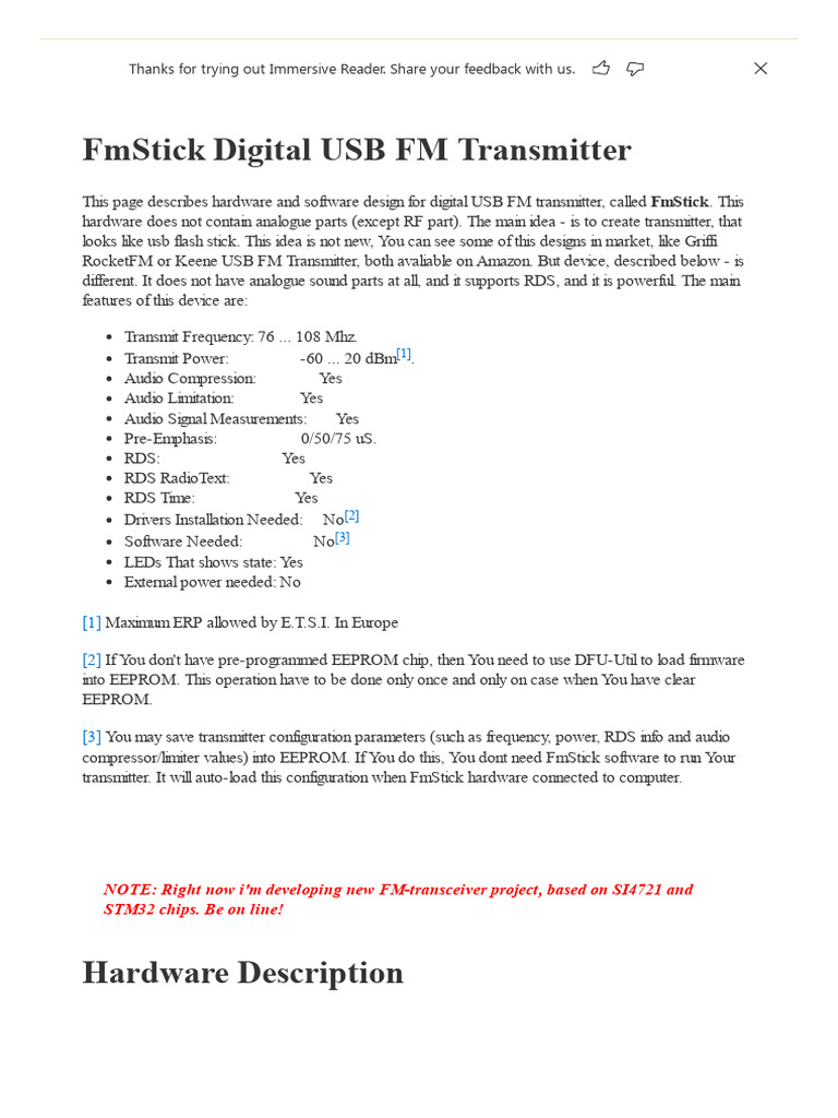 0 FmStick Digital USB FM Transmitter | PDF | Application Software ...