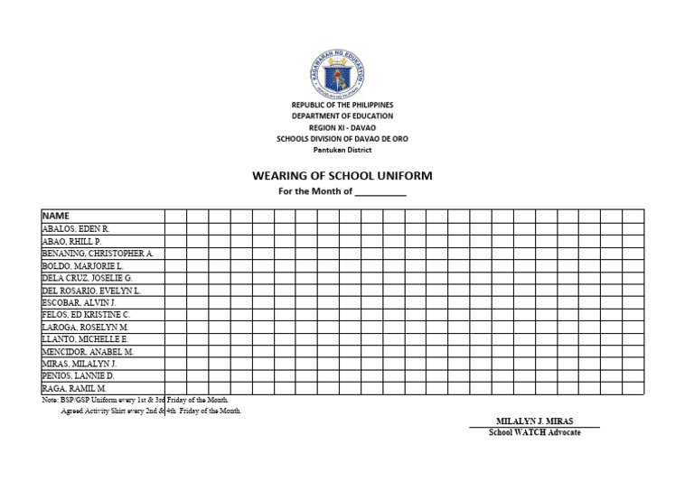 School Uniform | PDF