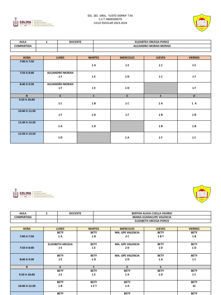Proyecto Aulas JS 2023-2024-2 | PDF