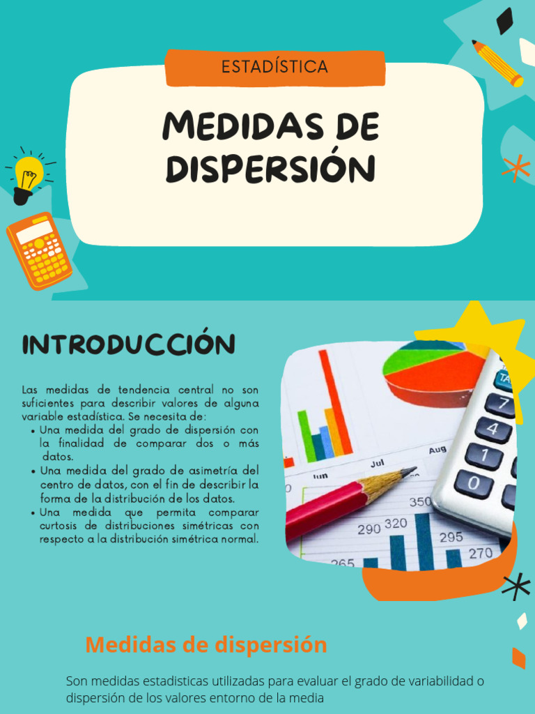 Medidas de Dispersión Estadística | PDF | Diferencia | Dispersión ...