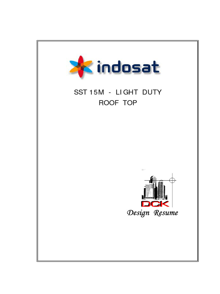 Design Resume Tower Indosat | PDF