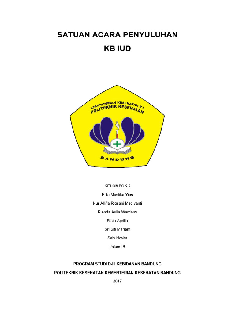 Penyuluhan KB IUD untuk Wanita | PDF | Kesehatan Holistik | Sains ...