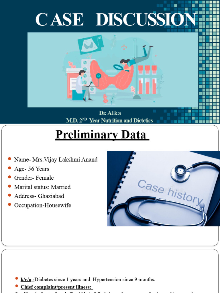 Case Discussion Hypothyroid | PDF | Thyroid | Hypothyroidism