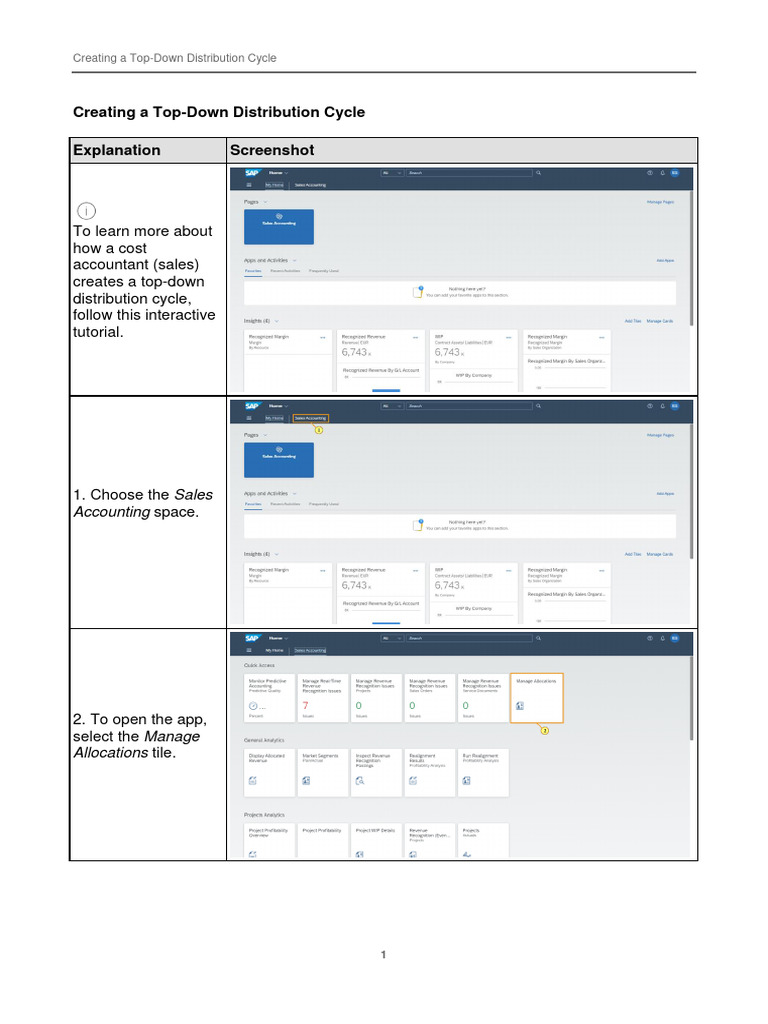 Creating A Top-Down Distribution Cycle | PDF | Computing