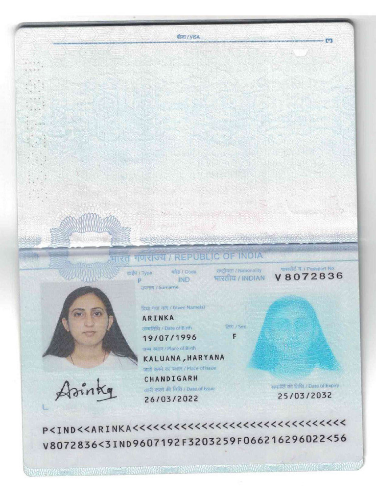 Arinka Print Passport | PDF