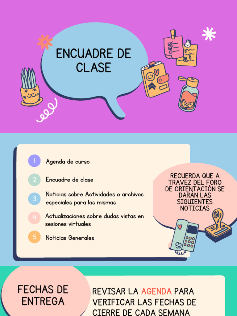 Encuadre de clase | PDF