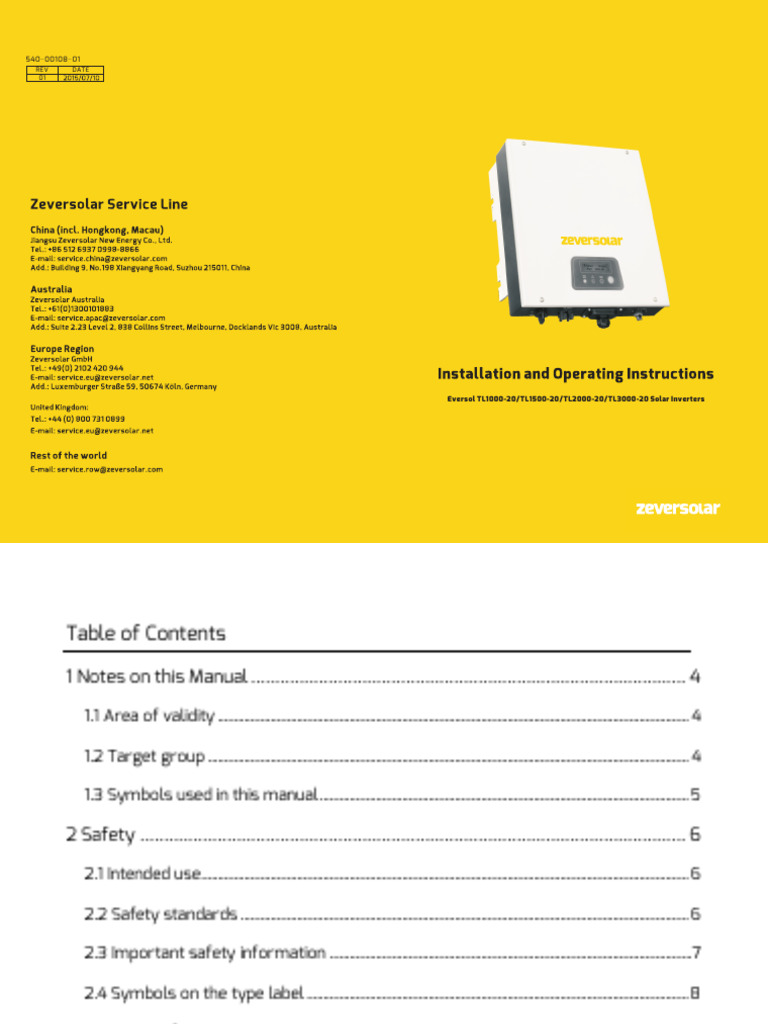 Zeversolar Inverter Installation Guide | PDF | Electrical Connector ...