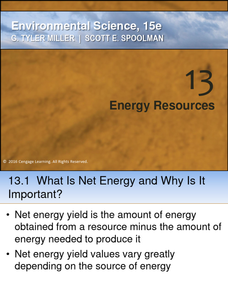 Ch.13 Miller | PDF | Petroleum | Nuclear Power