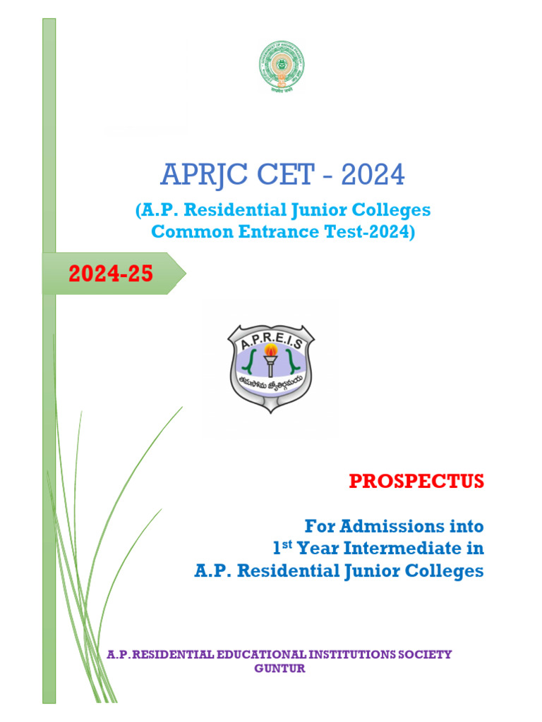 APRJC_Prospectus_2024-25_(1) | PDF