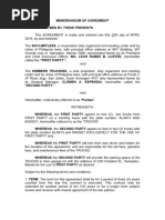 PAKYAW AGREEMENT Sample | PDF