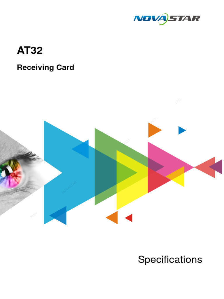 AT32 Receiving Card Specifications V1.2.1 | PDF | Backup | Flash Memory