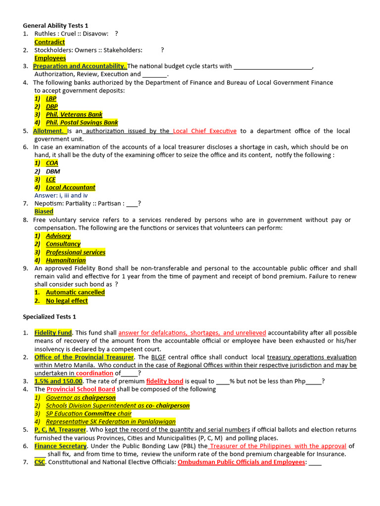II-Part 2 BCLTE Review Notes From Group Chat | PDF | Taxes | Revenue