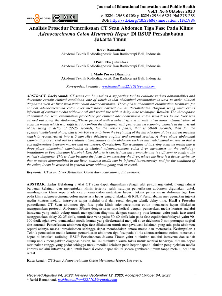 INNOVATION+-+Vol 1,+no 4+oktober+2023+hal+275-283 | PDF | Kesehatan Holistik | Sains & Matematika