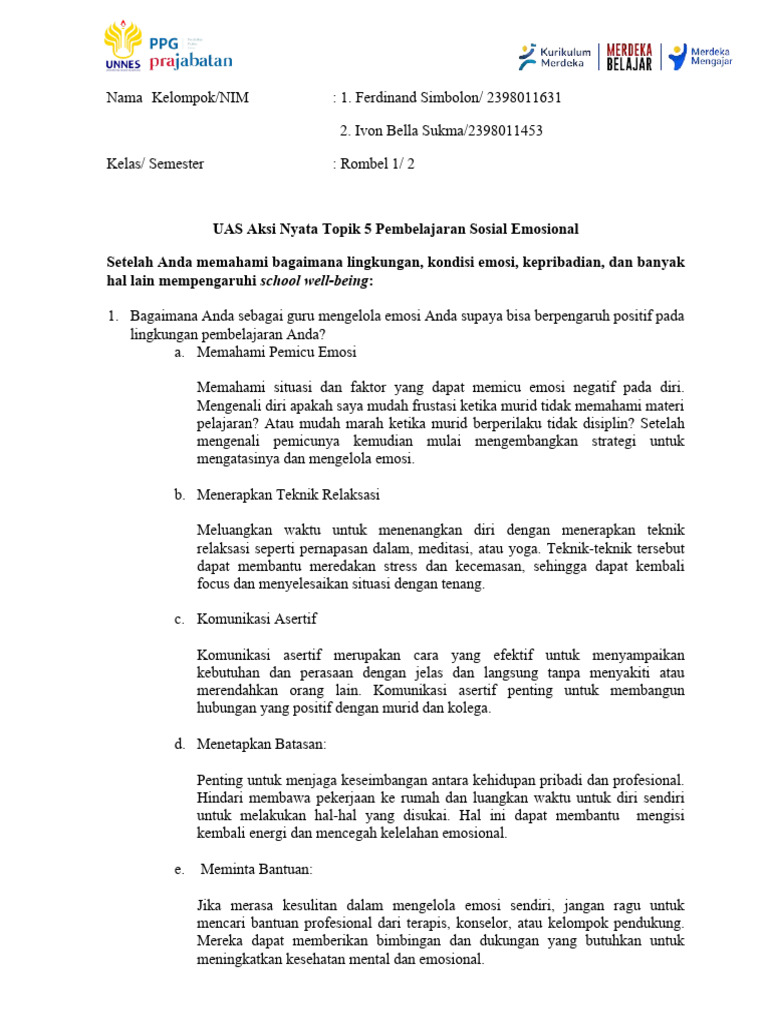 Uas Pse | PDF | Kesehatan Holistik