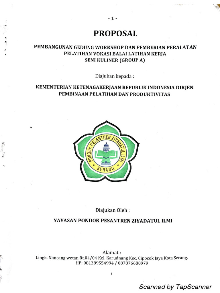 Proposal Blk-Ziyadatul Ilmi | PDF