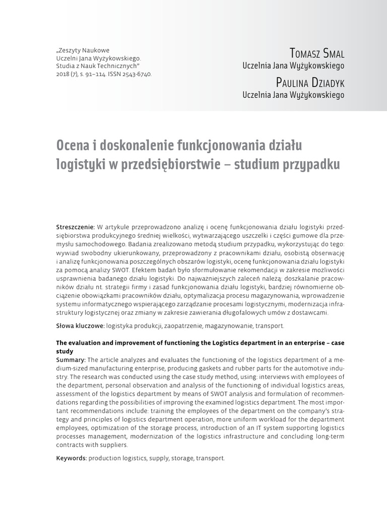 Ocena I Doskonalenie Funkcjonowania | PDF