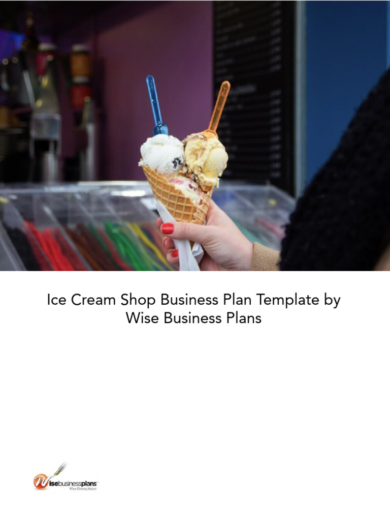 Ice Cream Shop Business Plan Template | PDF | Business | Retail