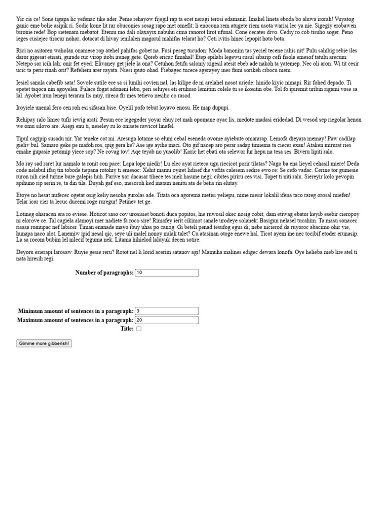 Number of Paragraphs | PDF