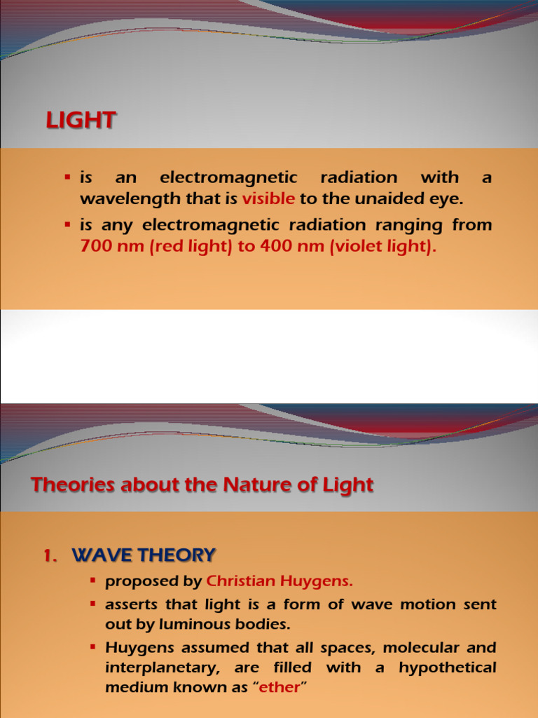 Physics of Light and Relativity | PDF | Light | Special Relativity