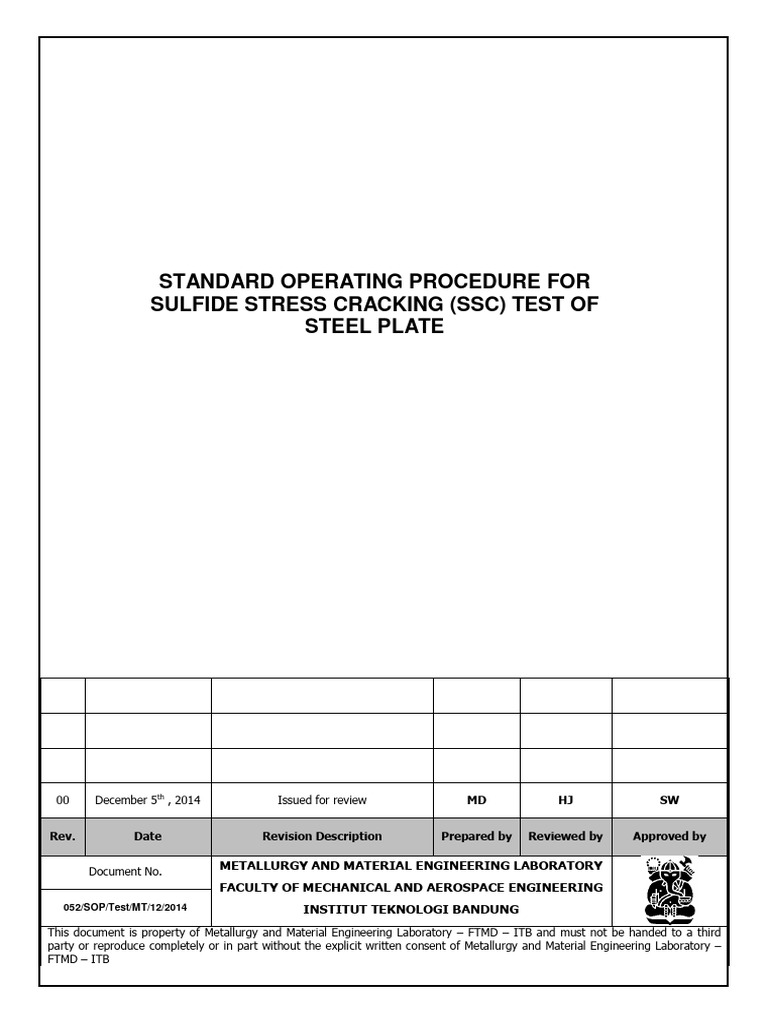 SSC Testing for Engineers | PDF | Ph | Corrosion