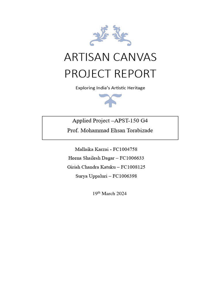 Final Project Report - Part 2 | PDF | Focus Group | E Commerce