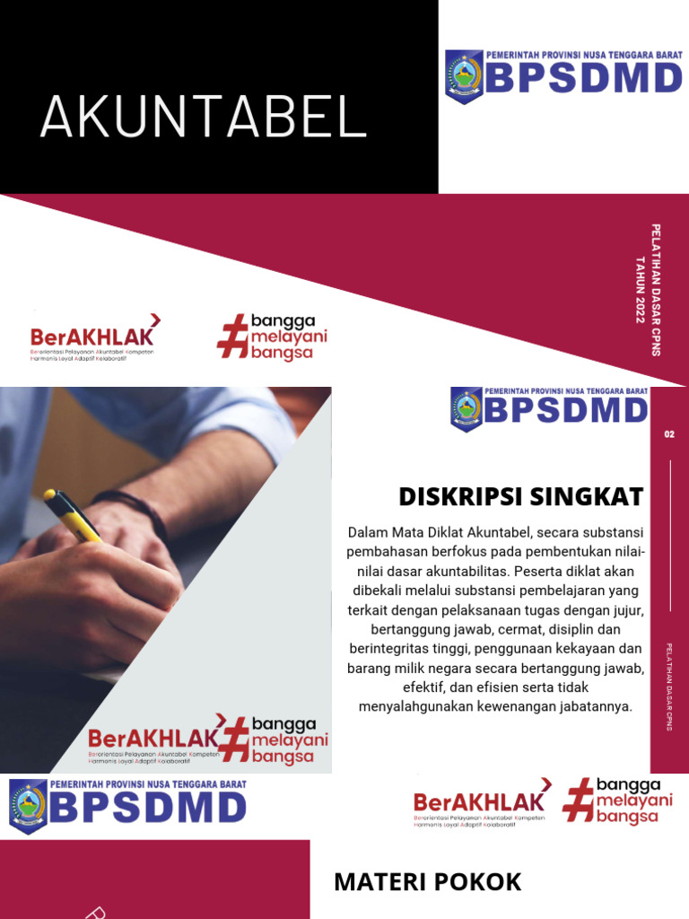 2.akuntabel - Latsar CPNS Agenda II | PDF | Bisnis
