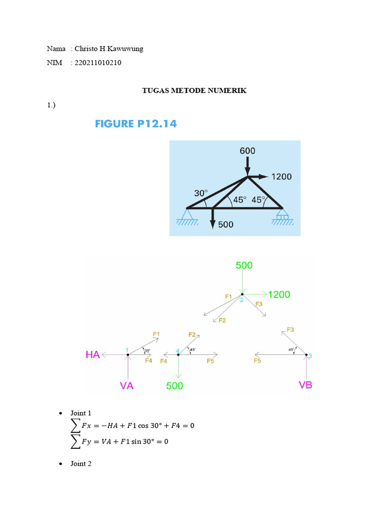 Tugas 2 Metode Numerik Fix Pdf Tornadoes Storms