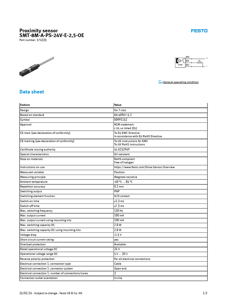 574335 Data Sheet | PDF | Electronics | Electrical Engineering