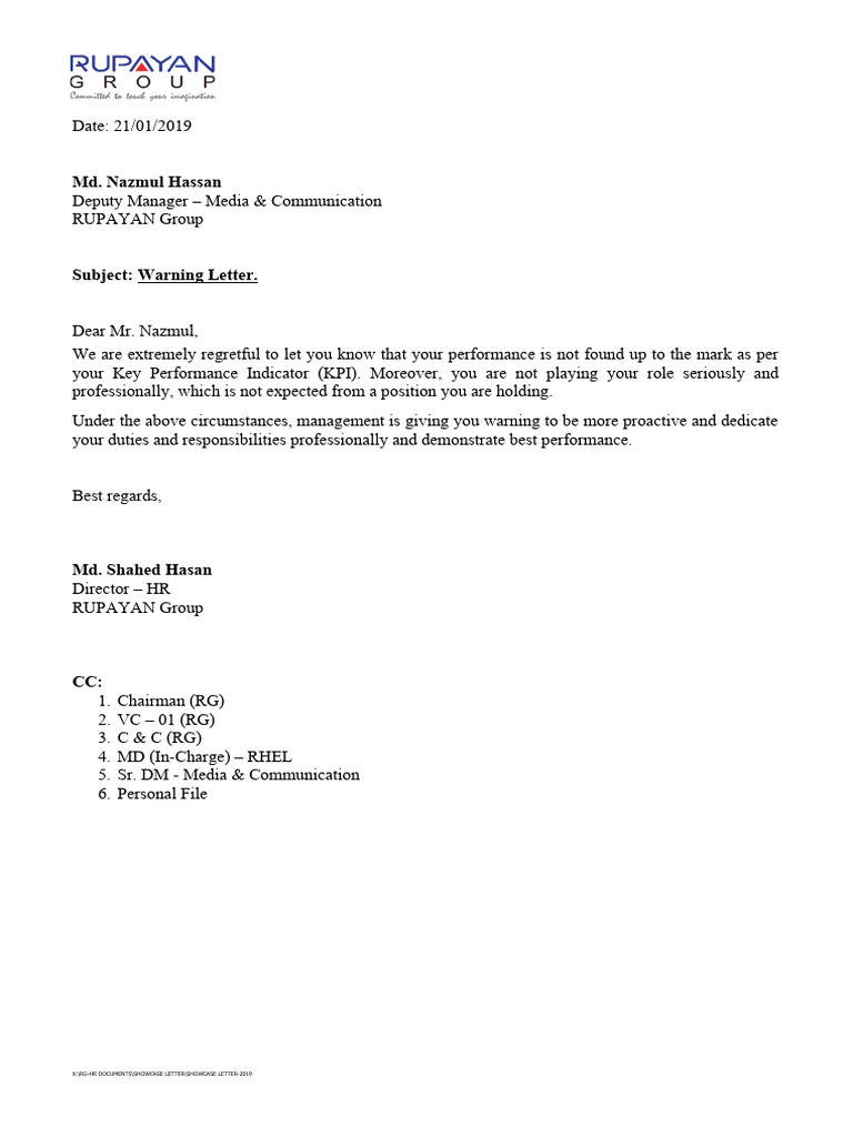 Showcase Letter-2019 | PDF