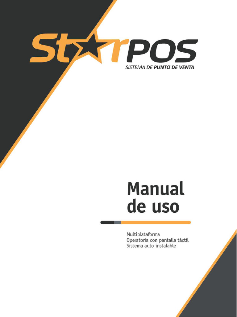 Guía Completa de StarPOS: Funciones y Navegación | PDF | Producto (Negocio) | Contraseña