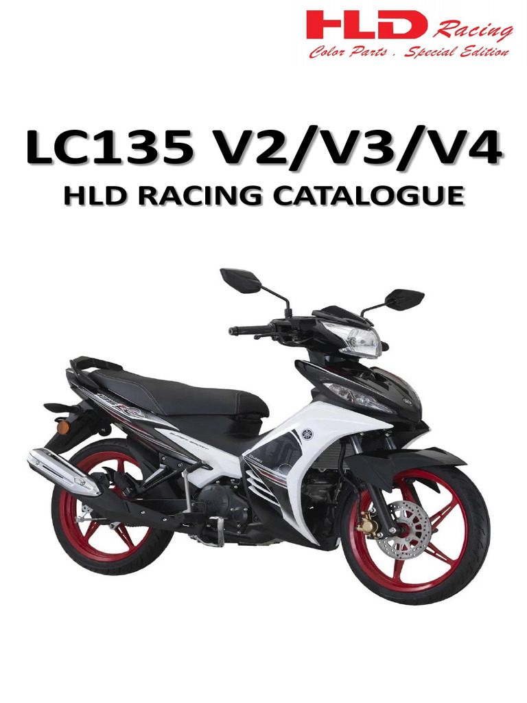 HLD Racing Catalogue: LC135 V2/V3/V4 | PDF | Tecnologia e Engenharia
