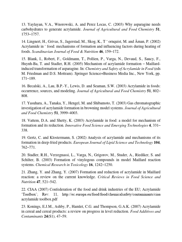 Asparaginase - An Enzyme For Food-Trang-3 | PDF | Potato Chip | Biology