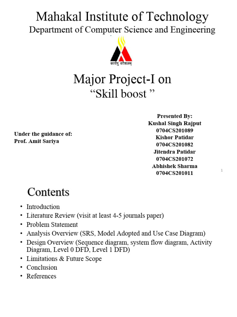 Major Project Prasentation | Download Free PDF | Educational Technology ...