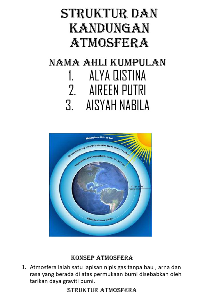 Struktur Dan Kandungan Atmosfera | PDF
