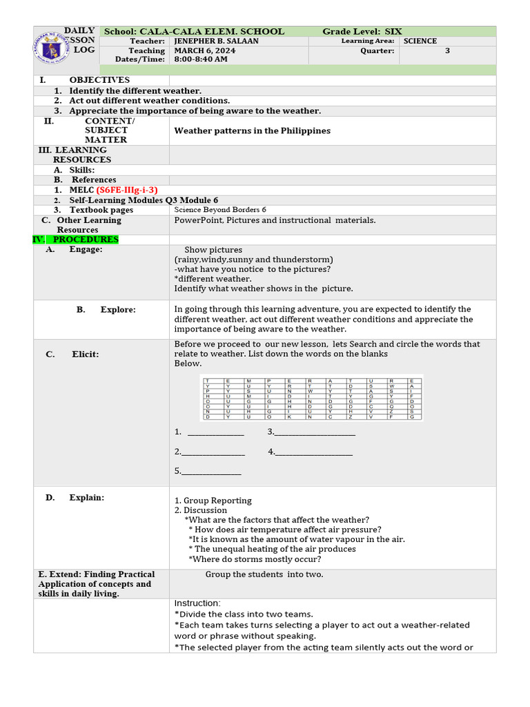 edited lp | PDF | Weather | Learning