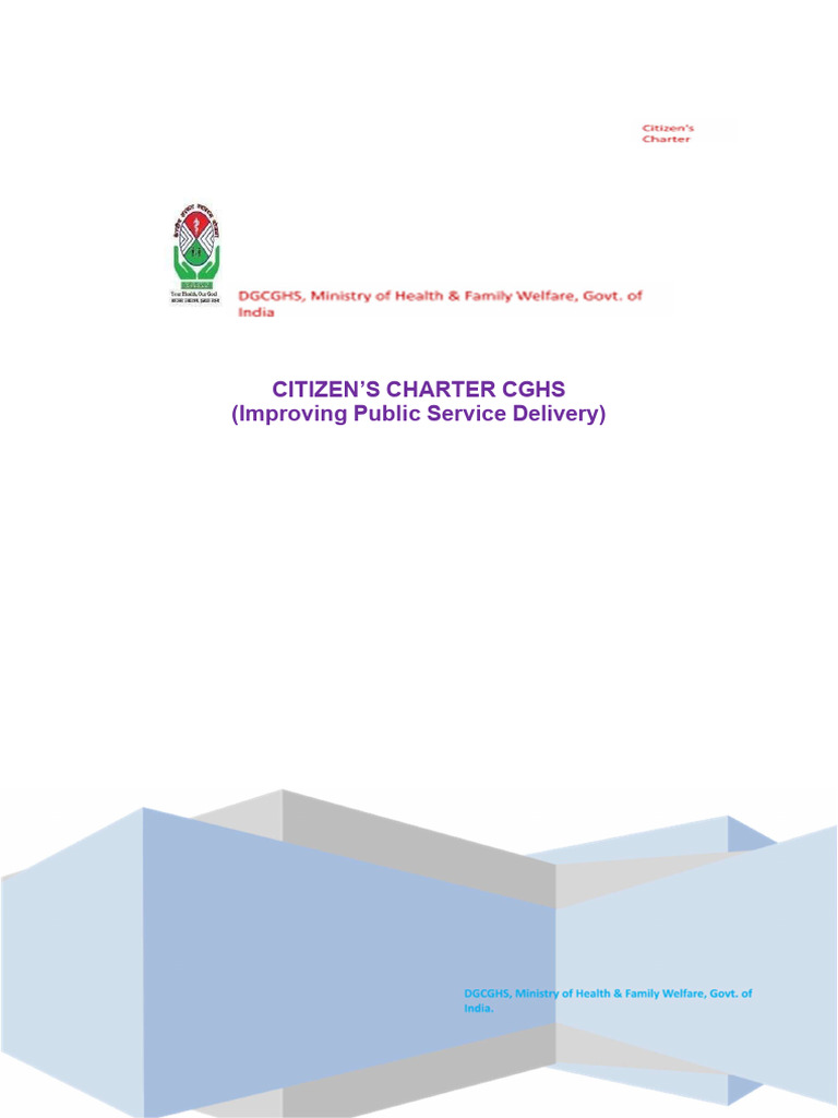 Citizen Charter | PDF | Health Care | Medicine